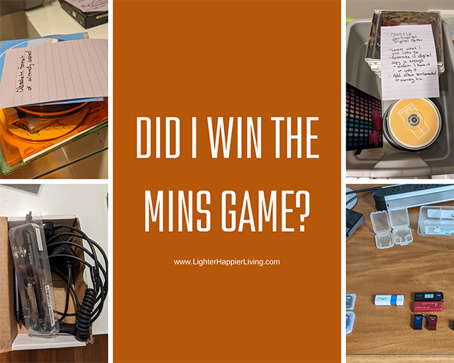 Did I fail The Mins Game? - Lighter ⌂ Happier ⌂ Living